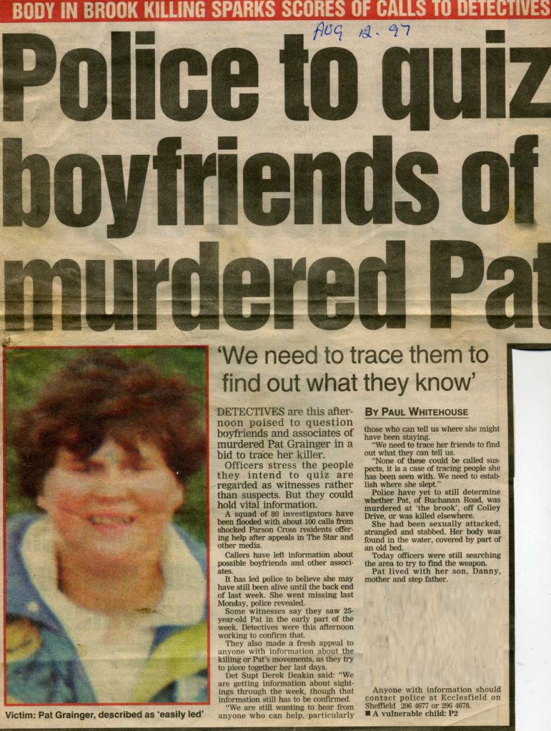 Police to quiz boyfriends of murdered Pat - Who Killed My Mum? Patricia ...