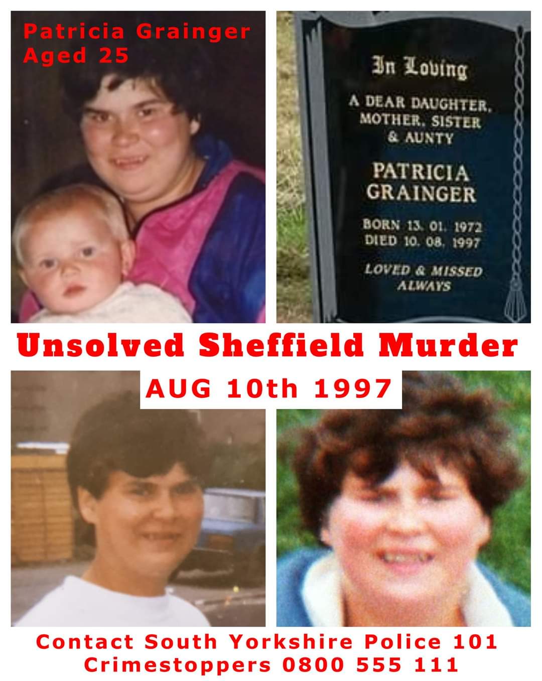🤞Hopefully no stone will be left unturned. Patricia Grainger Murder ...